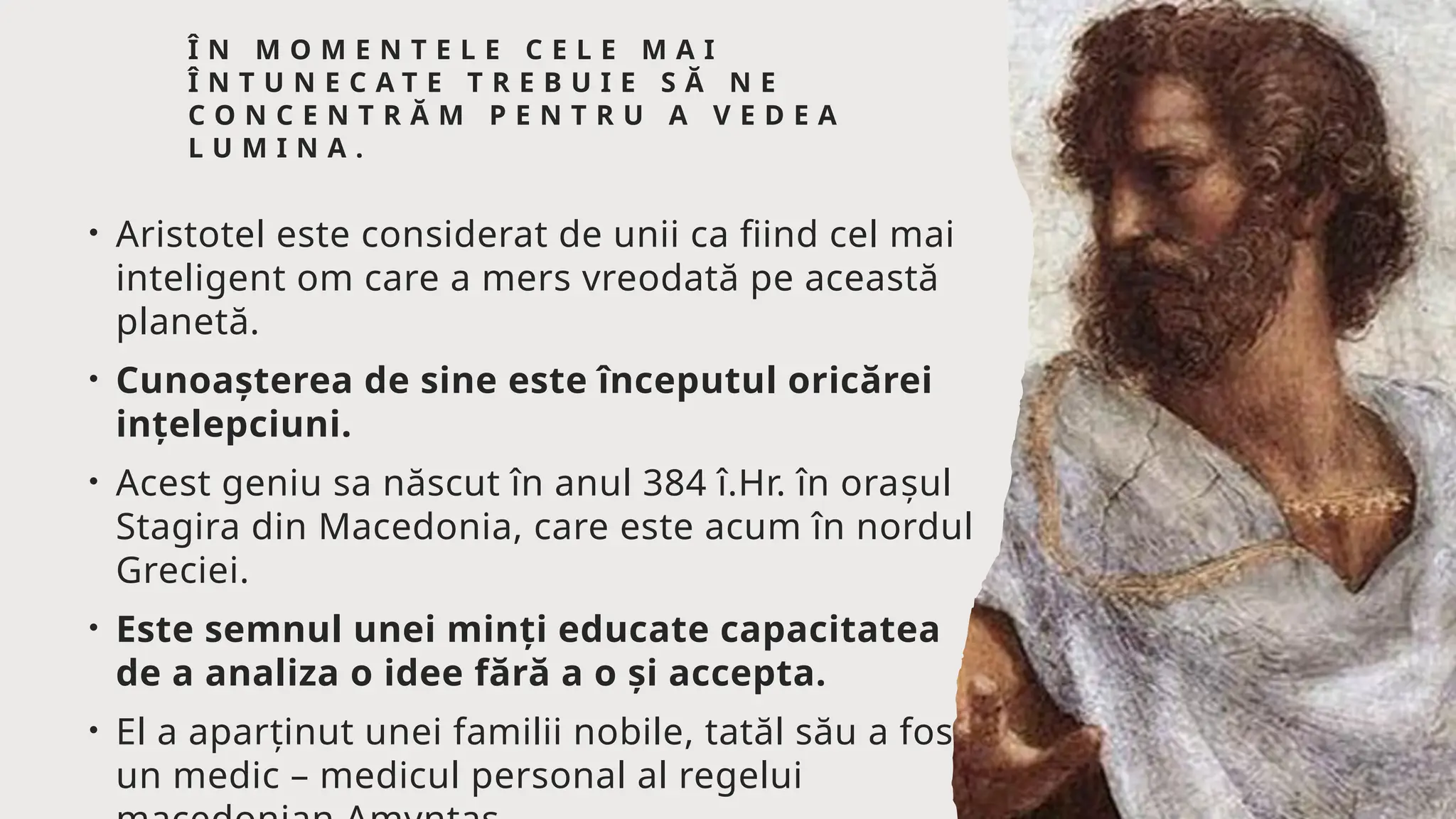 Prezentare despre Aristotel și lucruri interesante | PPTX