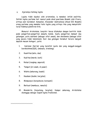 Aristoteles | DOCX