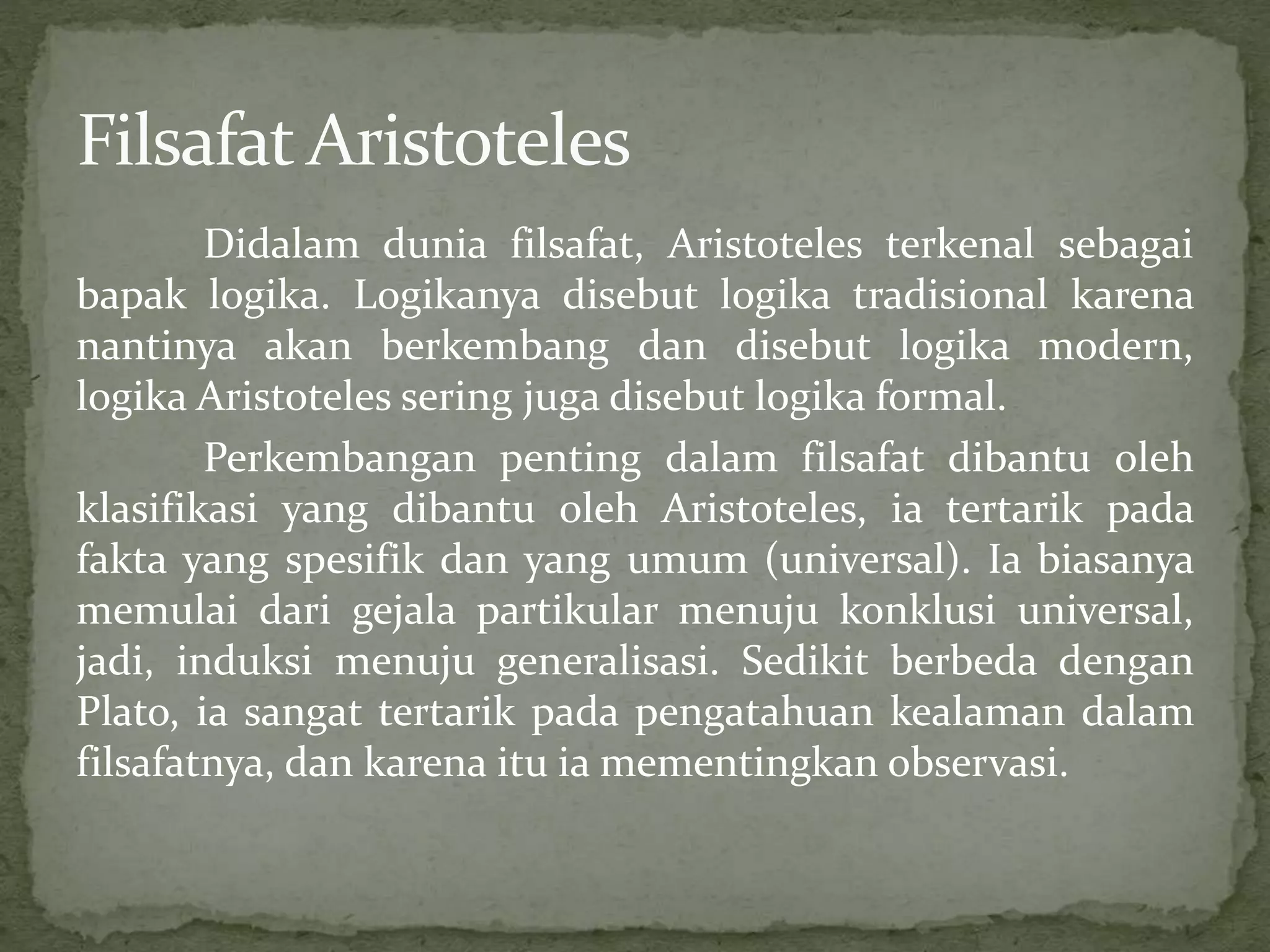 Aristoteles | PPTX