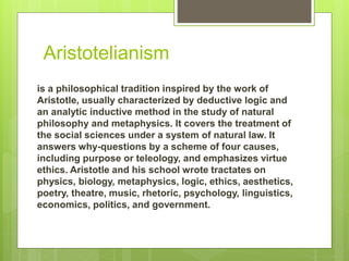 ARISTOTELIANISM.pptx