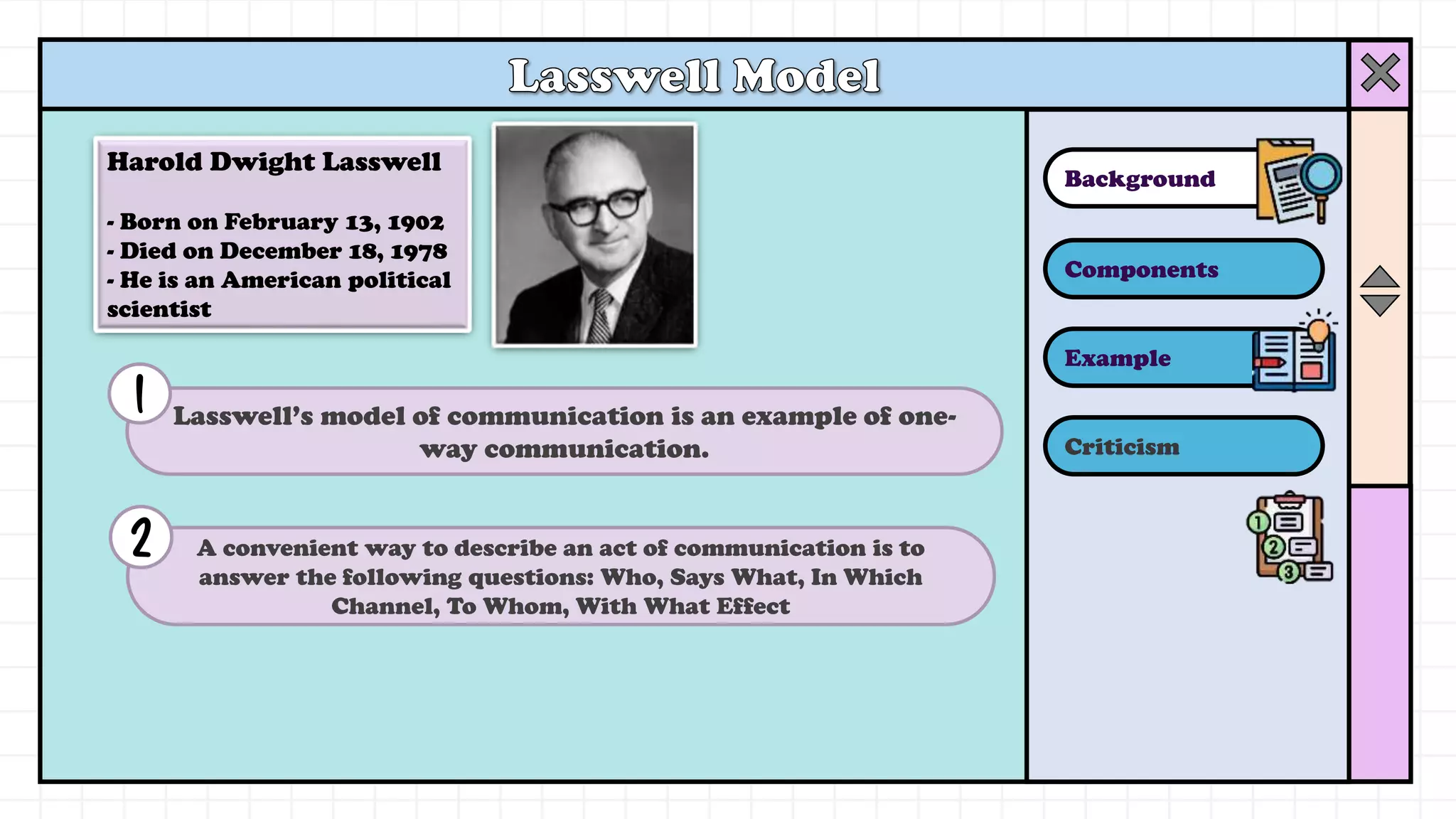 Aristotelian model and lasswell model | PPTX