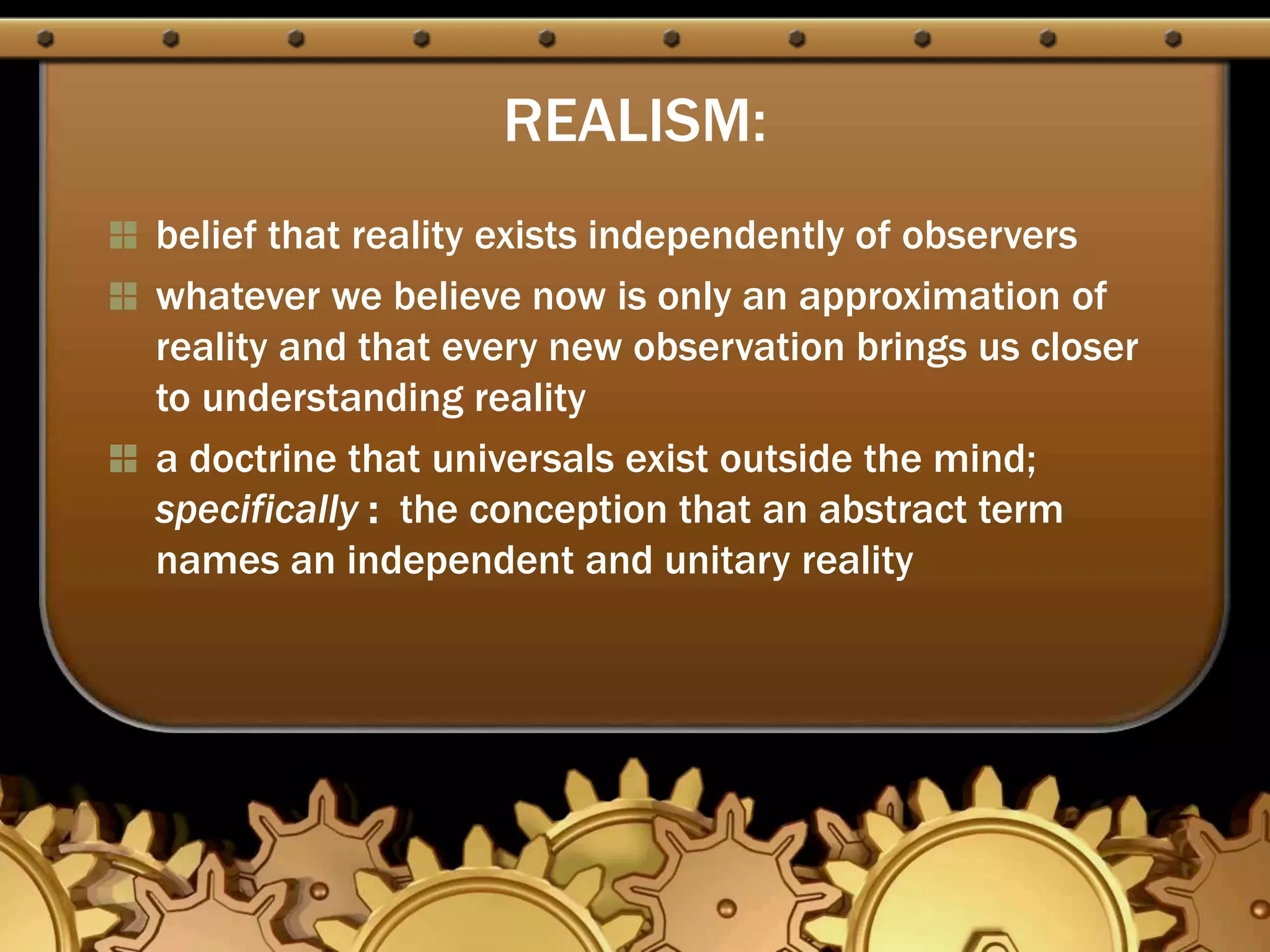 Aristotelian realism | PPTX