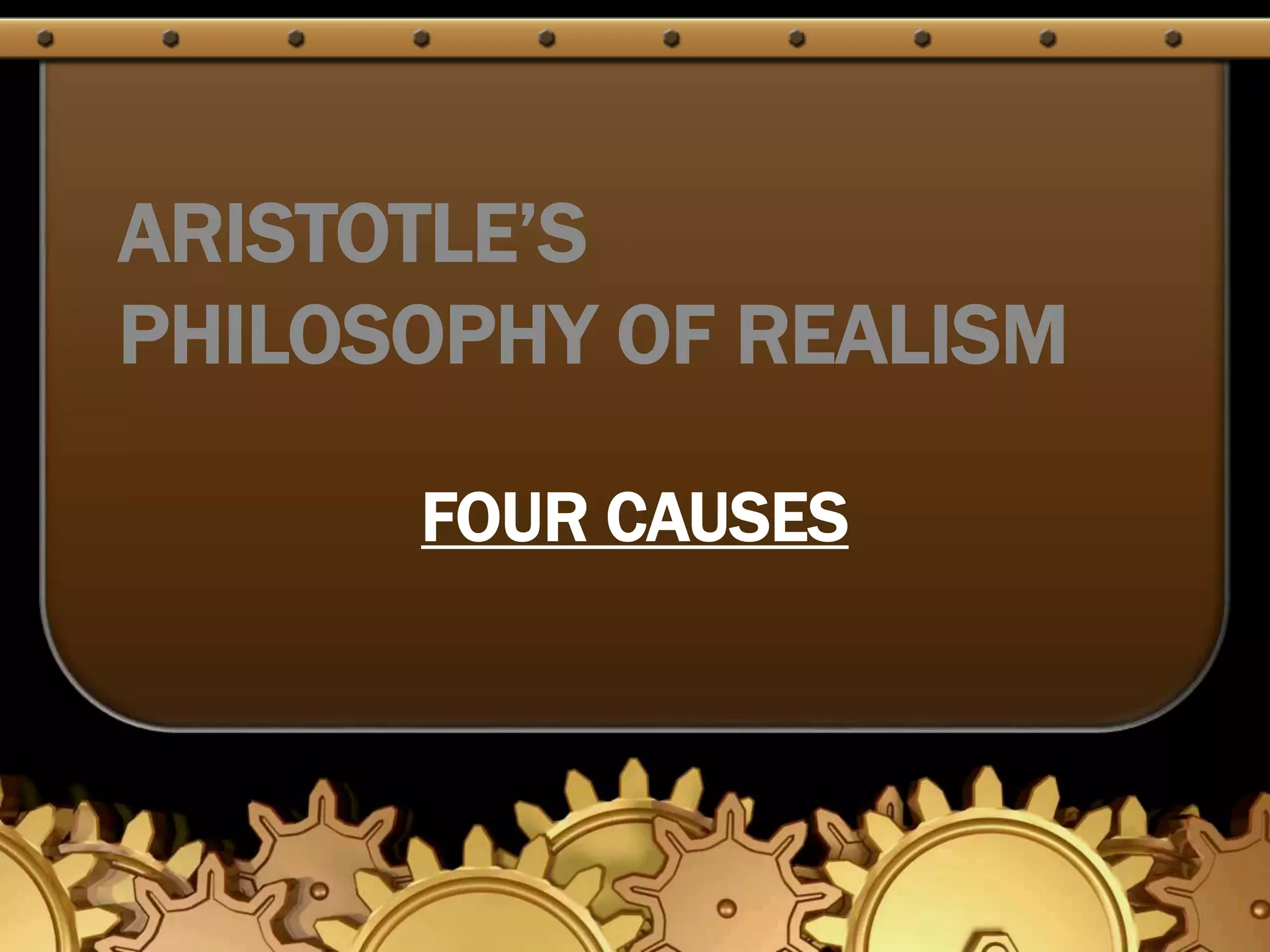 Aristotelian realism | PPTX
