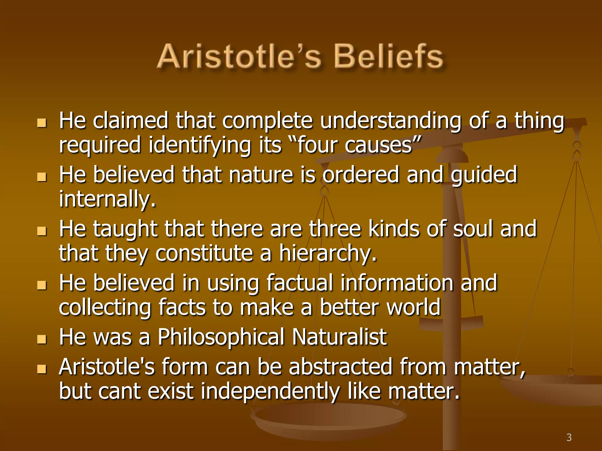 Aristotle The Naturalist | PPTX