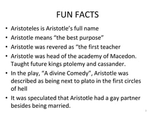 Aristotle | PPTX