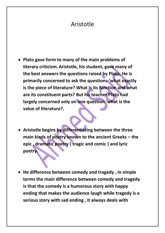 Aristotle | PDF
