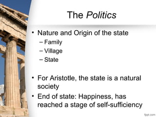 Aristotle and the Politics | PPT