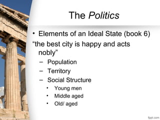 Aristotle and the Politics | PPT