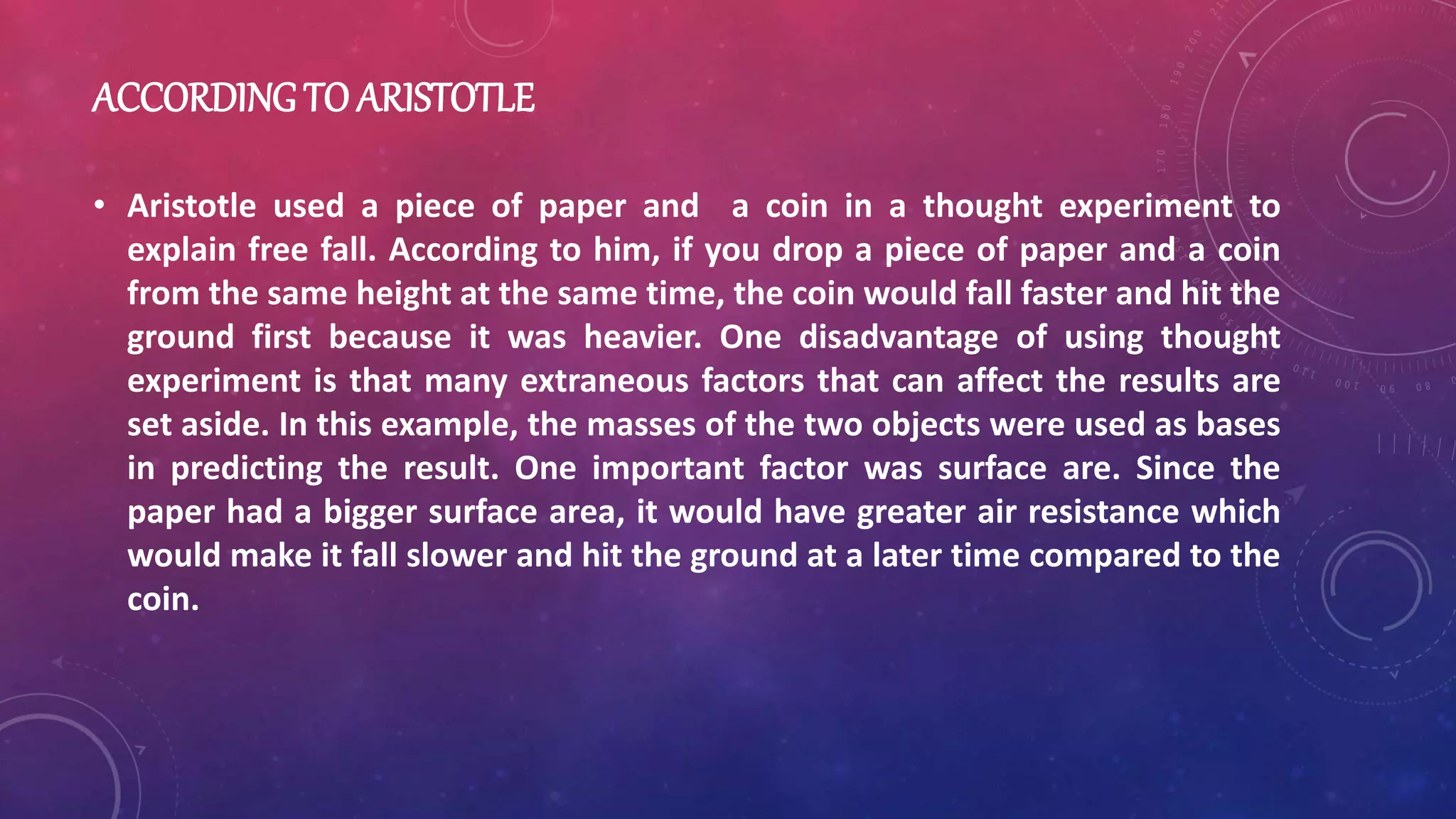 Aristotle vs. Galileo | PPTX