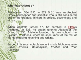 Aristotle | PPTX