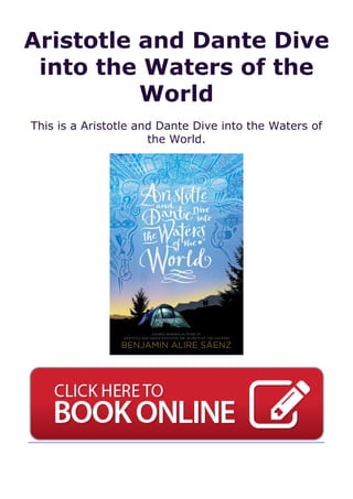 Læse bøger Aristotle and Dante Dive into the Waters of the World | PDF