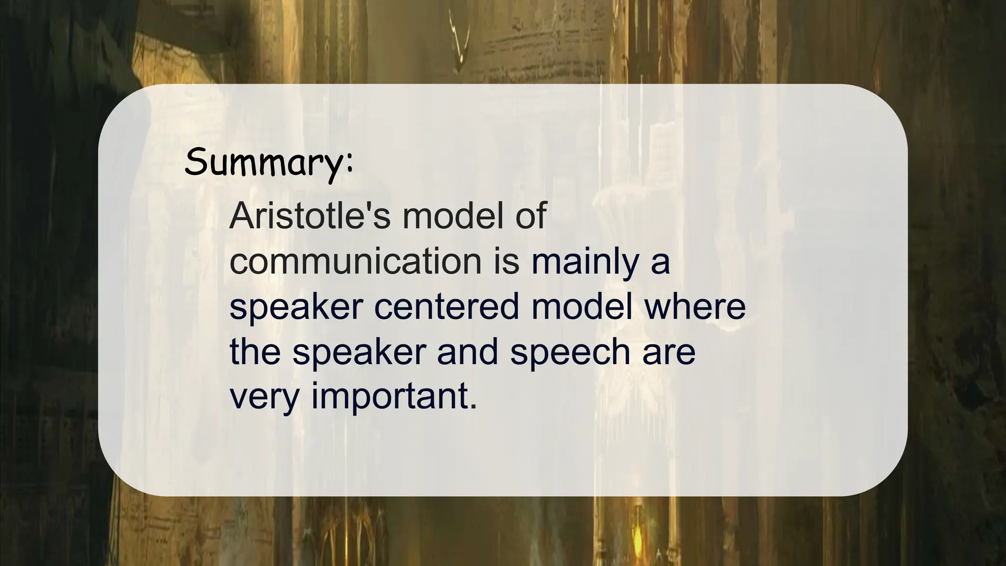 Aristotle-model-of-communication.G11 ppt | PPTX