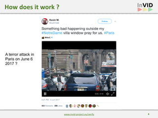 Presentation of the InVID Verification Plugin | PPT