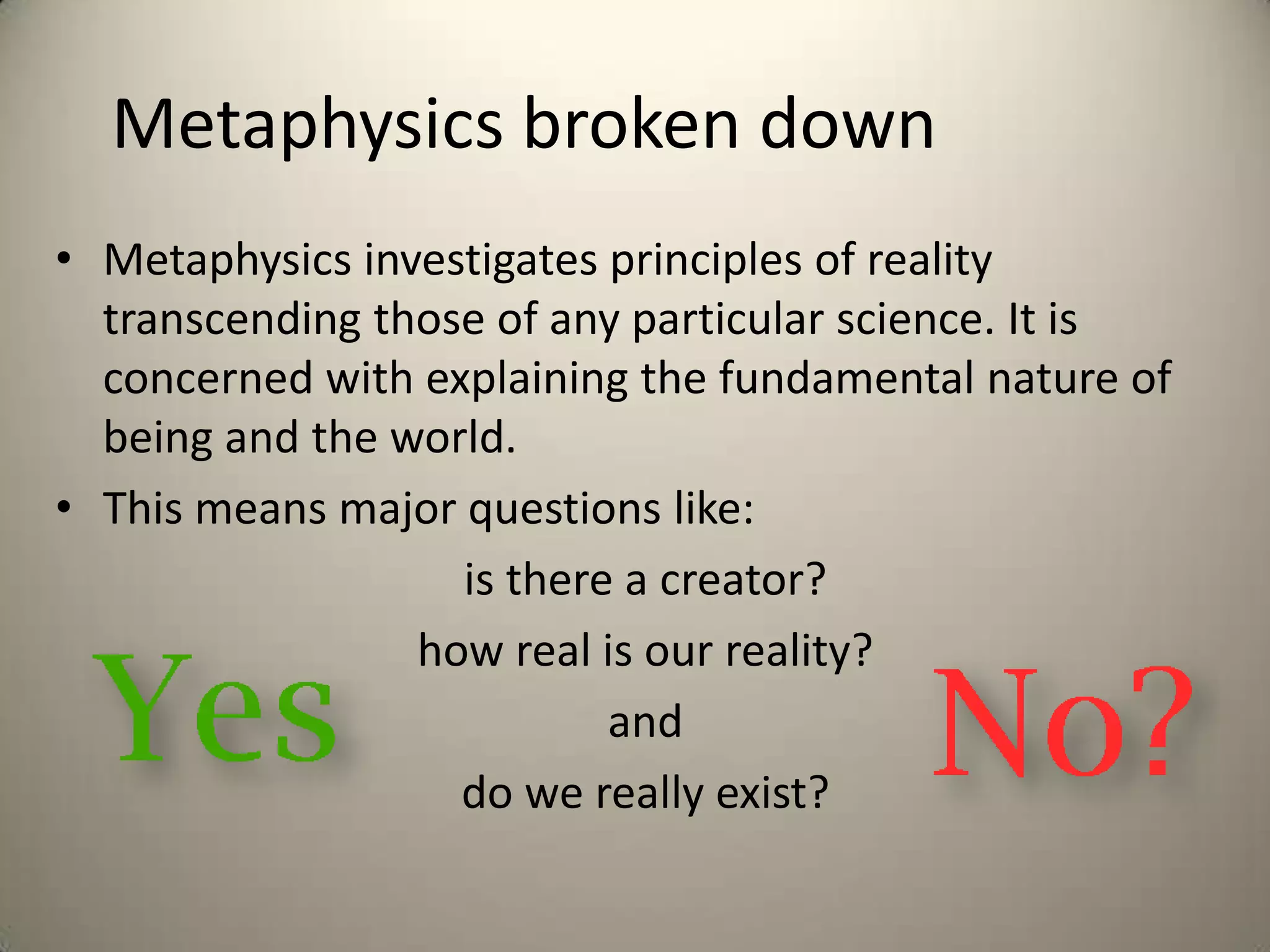 Aristotle MetaPhysics | PPTX