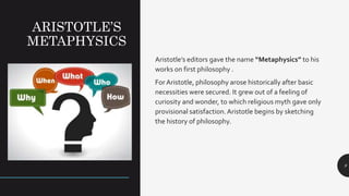 Aristotle's life and major contributions | PPTX