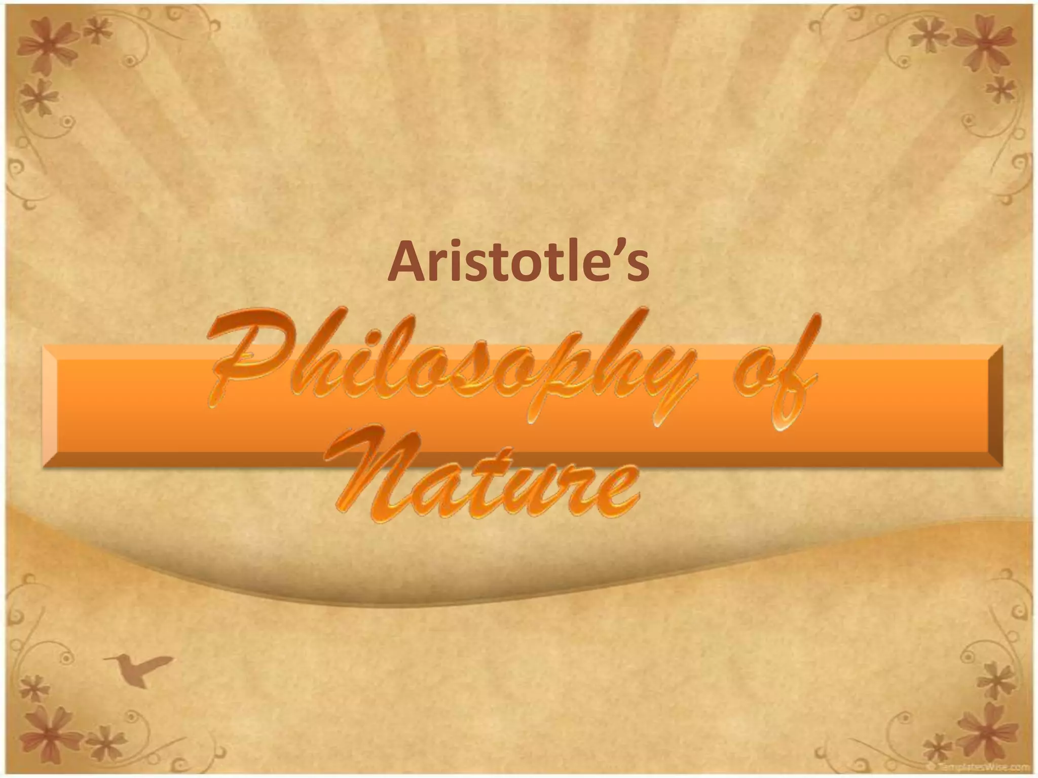 Aristotle (384-322 BCE) | PPTX