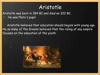 Historical Project (Aristotle) | PPT