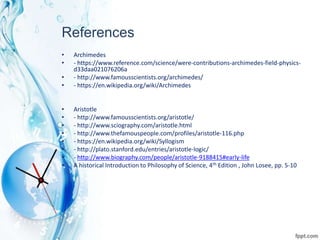 Aristotle Inventions List