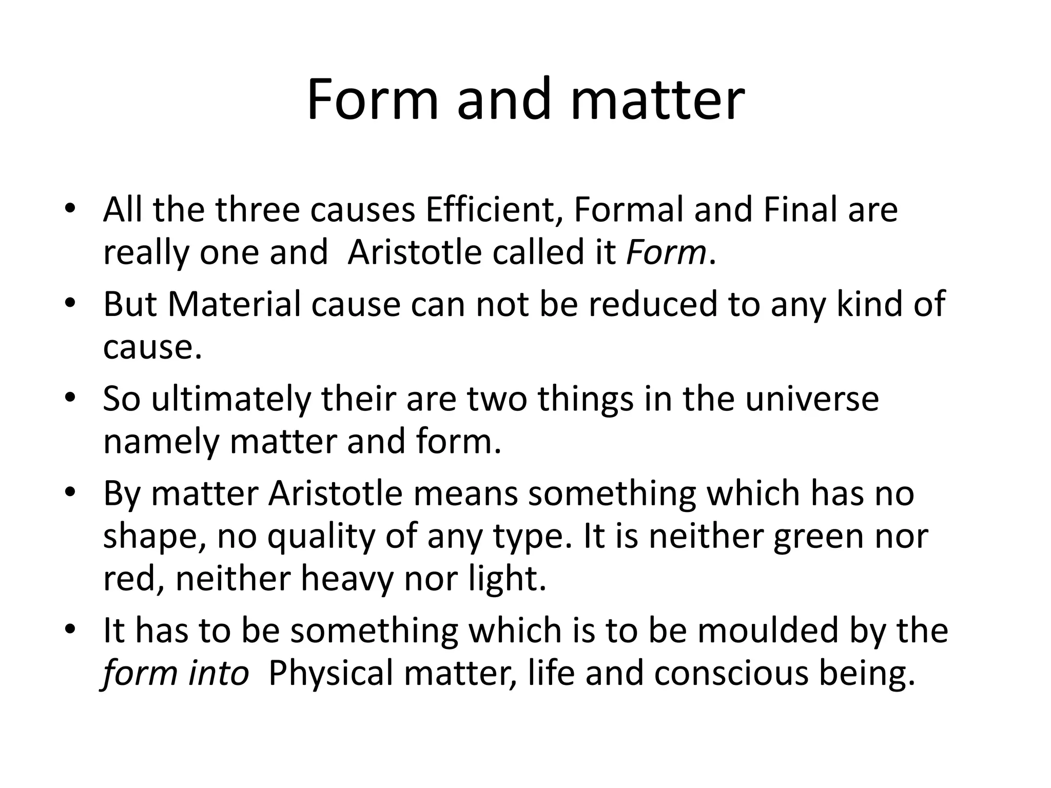 Aristotle and descartes | PPTX