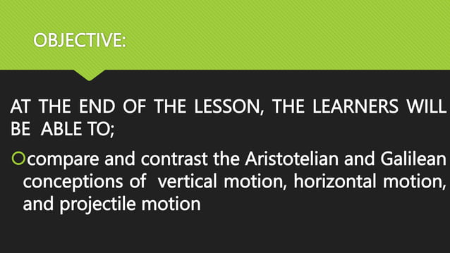 ARISTOTLE AND GALILEO’S CONCEPT OF MOTION.pptx | Physics | Science