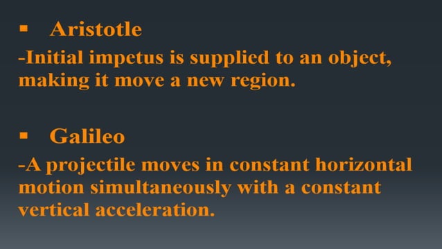 ARISTOTLE AND GALILEO’S CONCEPT OF MOTION.pptx | Physics | Science