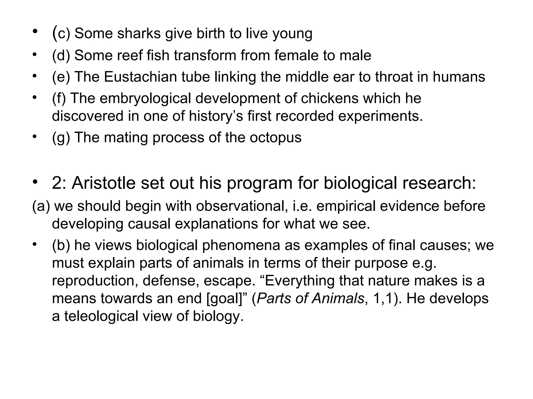 3 Aristotle's Biology | PPT