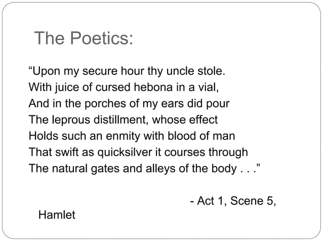 Aristotle, catharsis, and poetry [autosaved] | PPTX | Poetry | Books ...