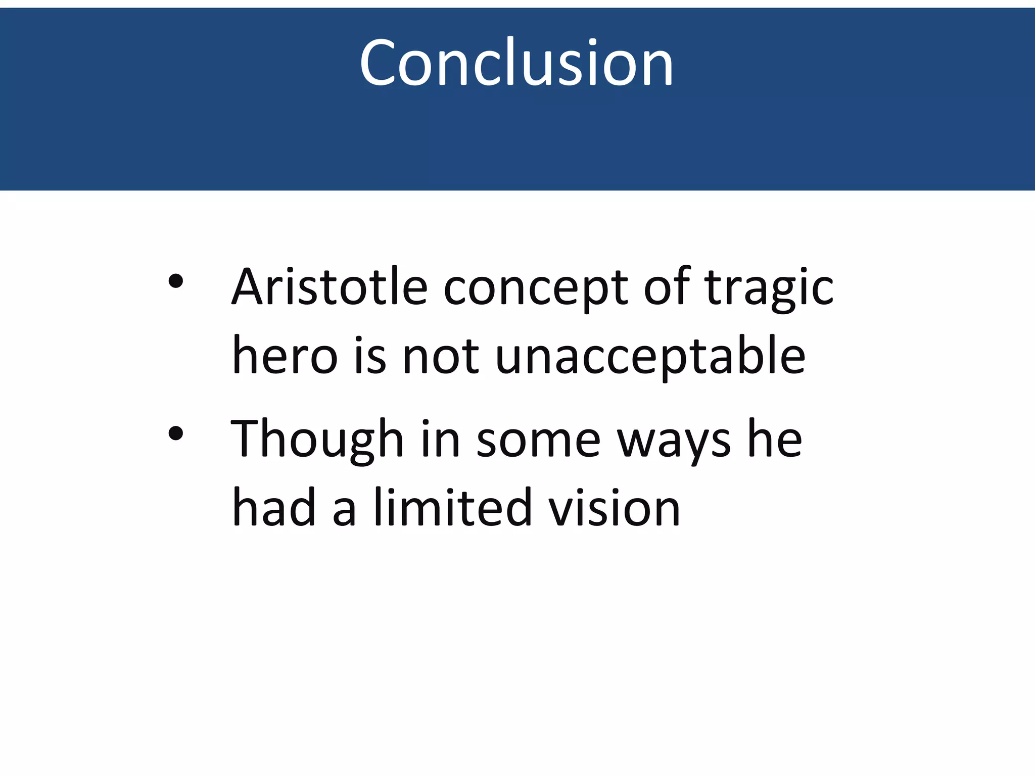 Aristotle concept of ideal tragic hero | PPT