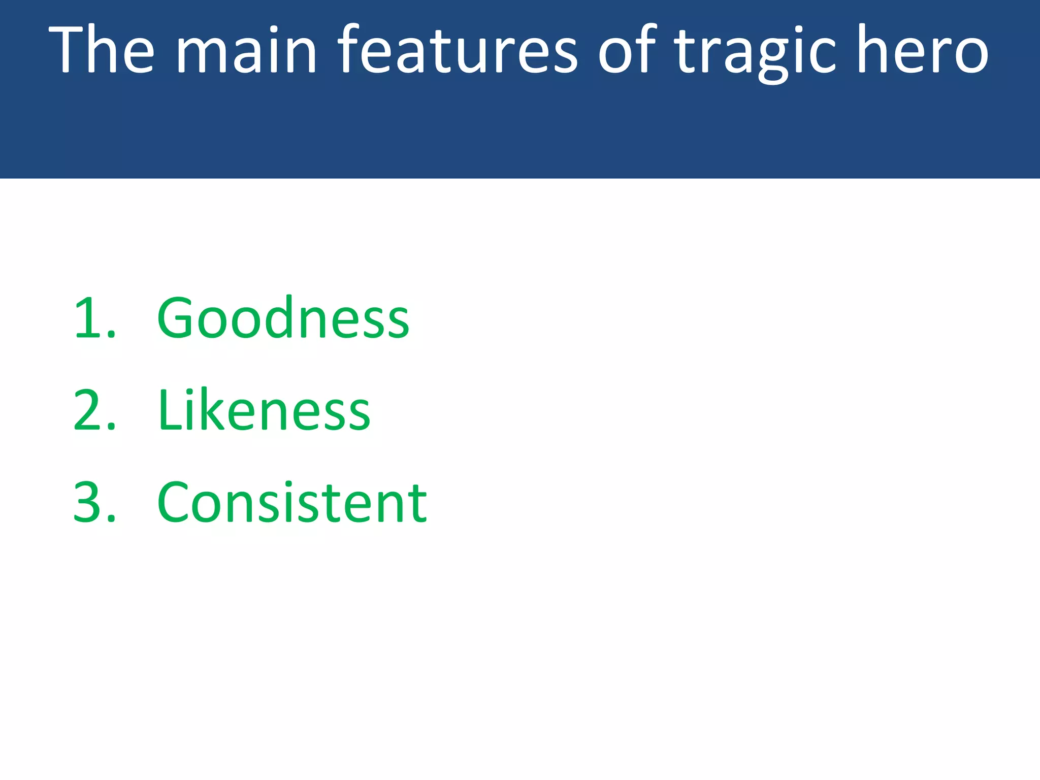 Aristotle concept of ideal tragic hero | PPT
