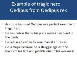Aristotle concept of ideal tragic hero | PPT