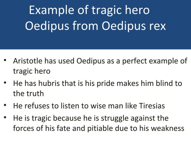 Aristotle concept of ideal tragic hero | PPT