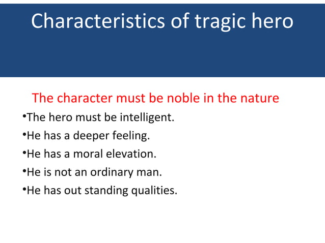 Aristotle concept of ideal tragic hero | PPT