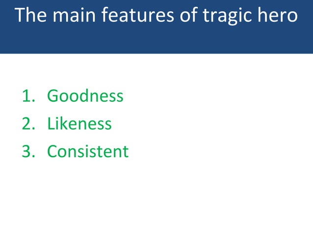 Aristotle concept of ideal tragic hero | PPT