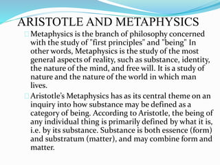 Aristotle by Derrick,C.Ss.R. | PPTX