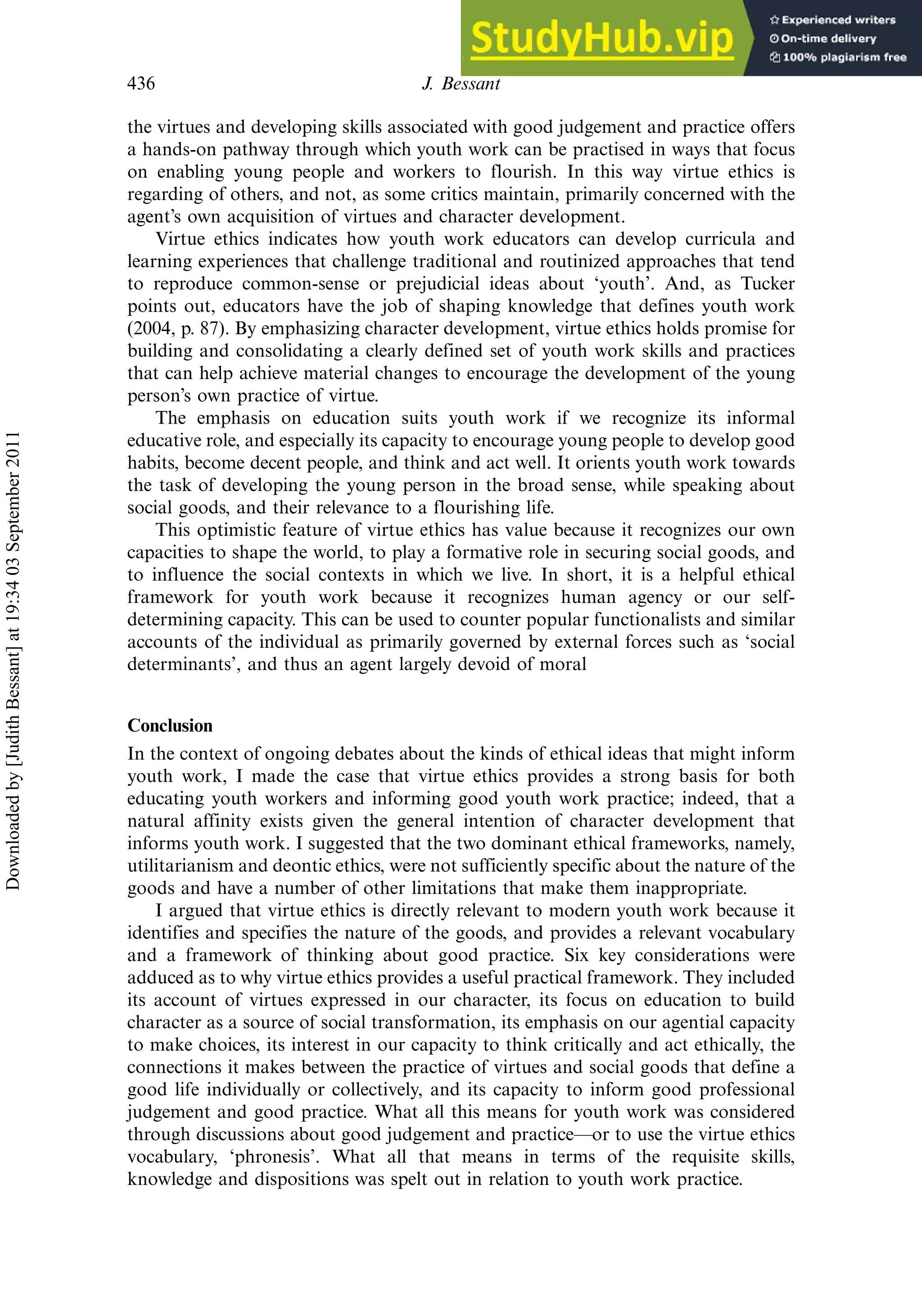 Aristotle Meets Youth Work | PDF