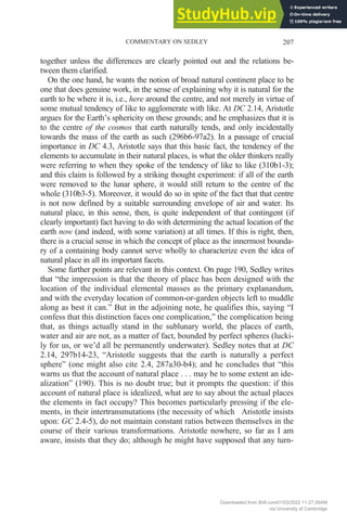 Aristotle On Place | PDF