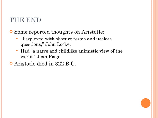 Aristotle presentation | PPT