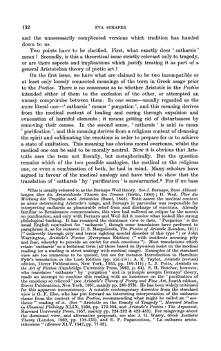 Aristotles catharsis and aesthetic pleasure, by eva shaper | PDF