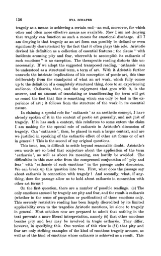 Aristotles catharsis and aesthetic pleasure, by eva shaper | PDF