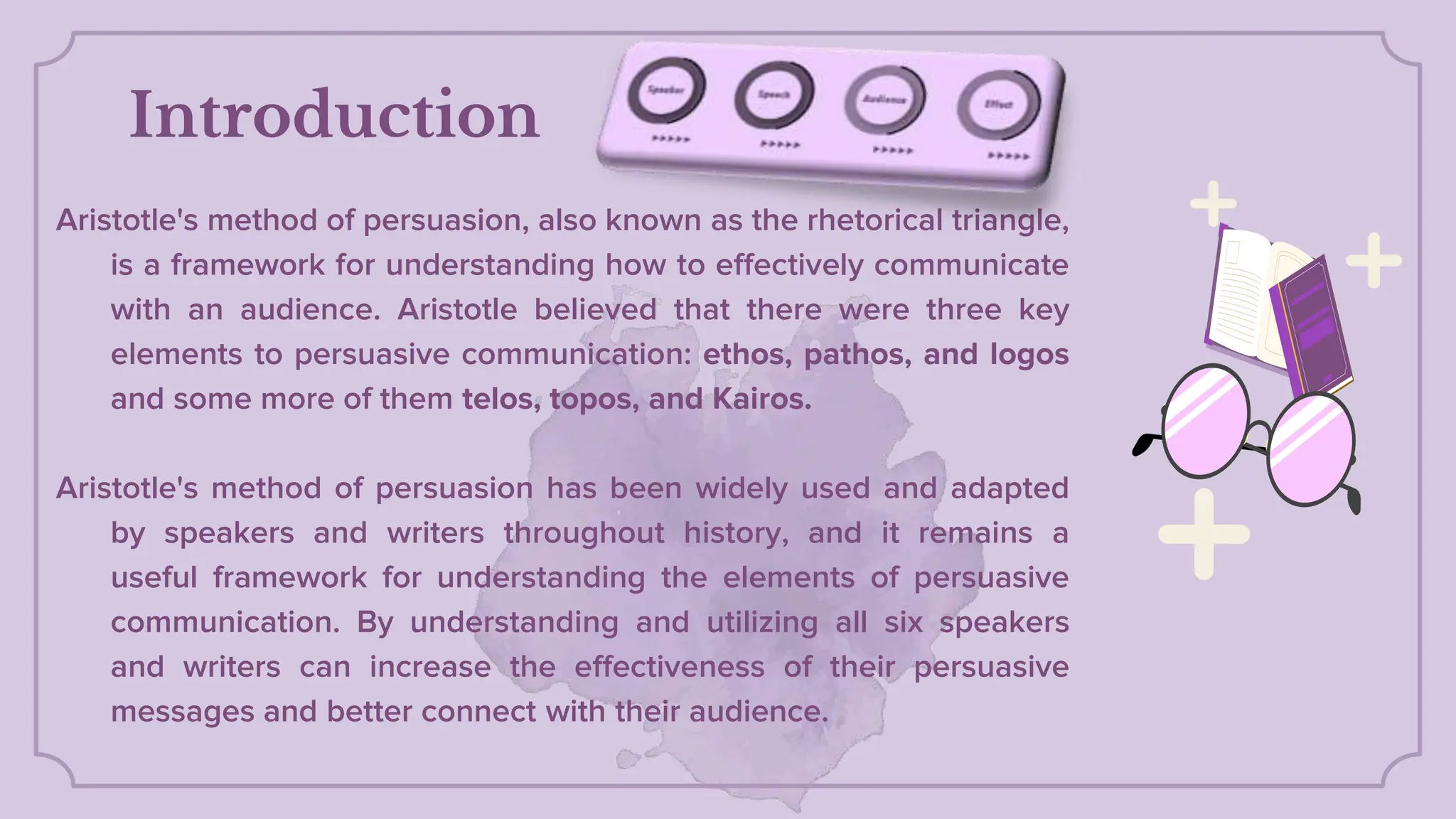 Aristotle's method of persuasion | PPTX