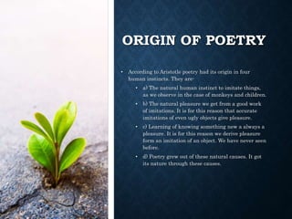 Aristotle's observation on Poetry.pptx