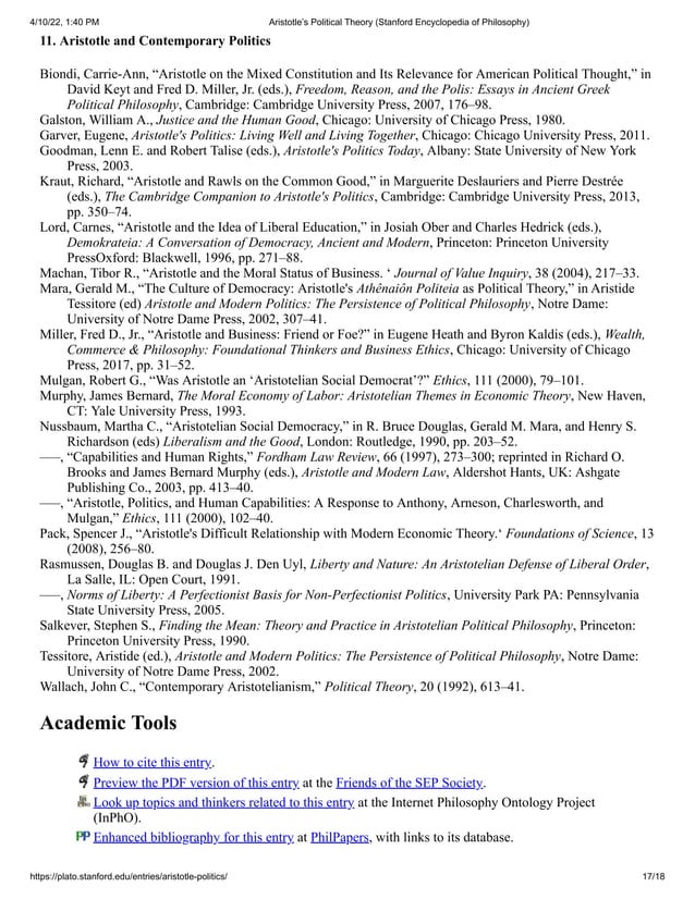 Aristotle’s Political Theory (Stanford Encyclopedia of Philosophy).pdf