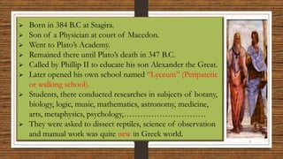 Aristotle' s realism presentation | PPTX