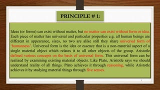 Aristotle' s realism presentation | PPTX