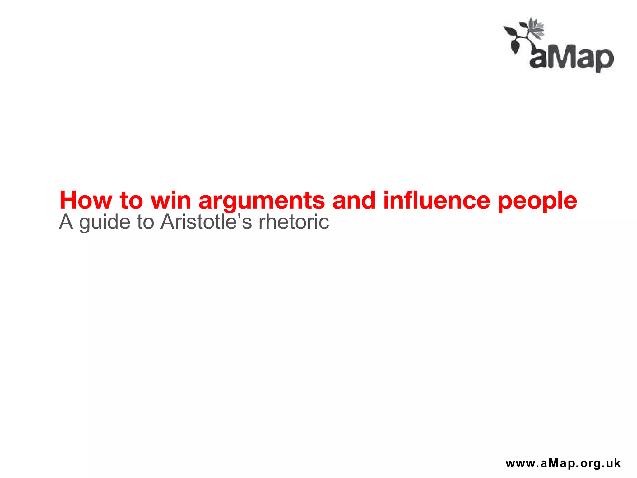 Aristotle's rhetoric | PPT