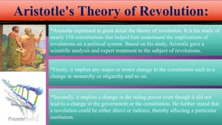 Aristotle's theory of revolution | PPTX