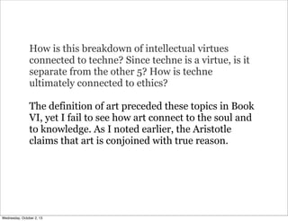 CCR 711: Aristotle and Techne | PDF