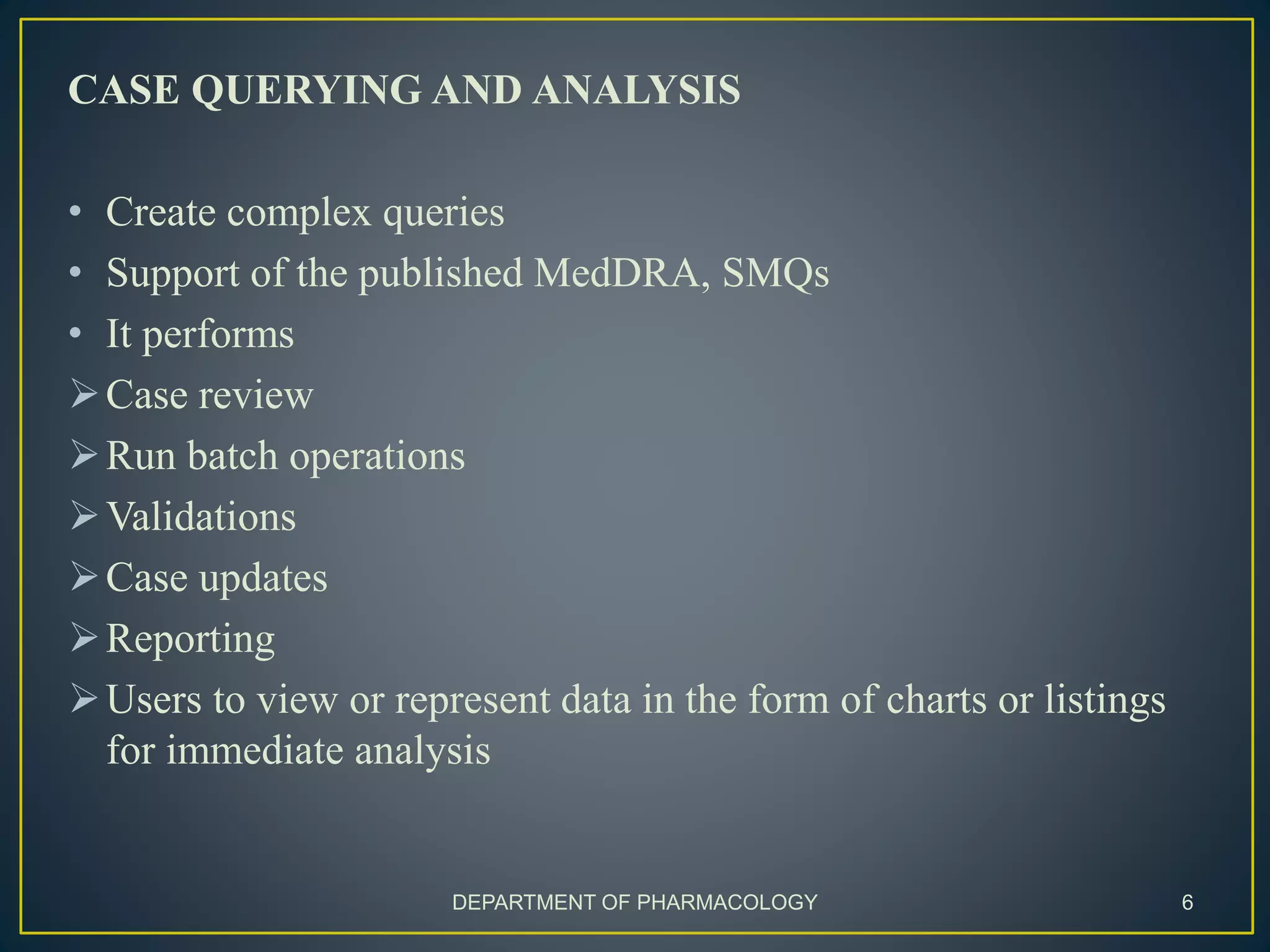 Aris G PHARMACOVIGILANCE AND VIGIFLOW | PPTX