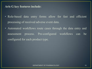 Aris G PHARMACOVIGILANCE AND VIGIFLOW | PPTX