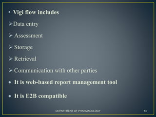 Aris G PHARMACOVIGILANCE AND VIGIFLOW | PPTX